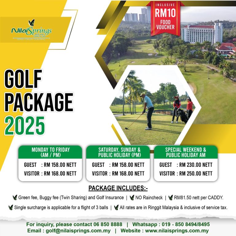 Golf & Country Club at Nilai Springs Resort Hotel & Golf Country Club ...