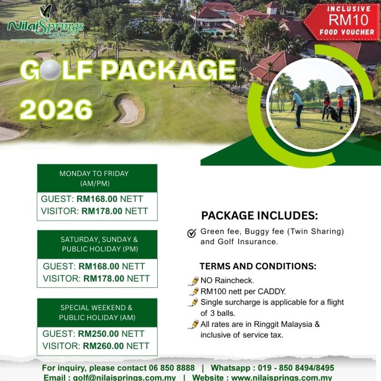 Golf & Country Club at Nilai Springs Resort Hotel & Golf Country Club ...