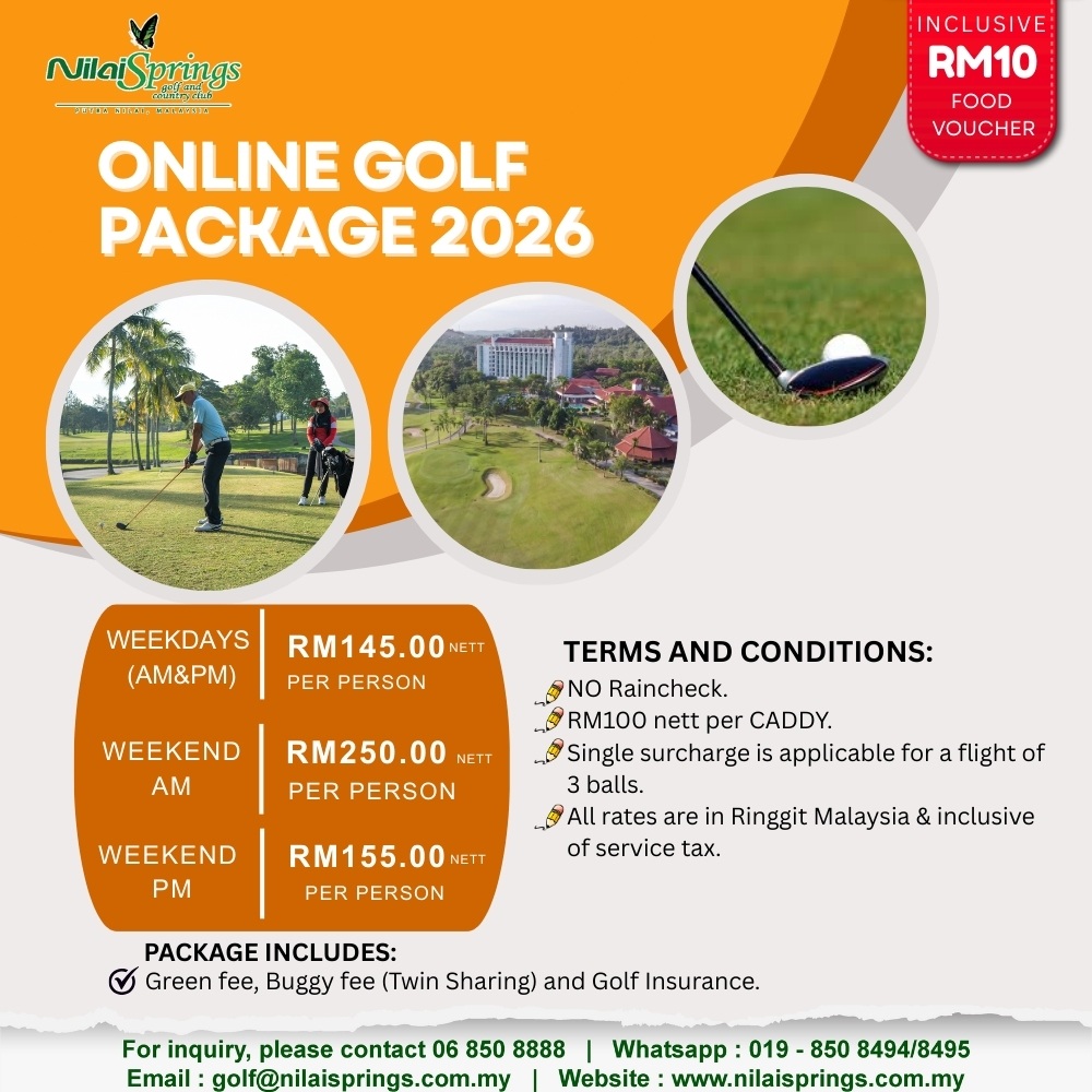 Nilai Springs Resort Hotel & Golf Country Club, Malaysia – Official website